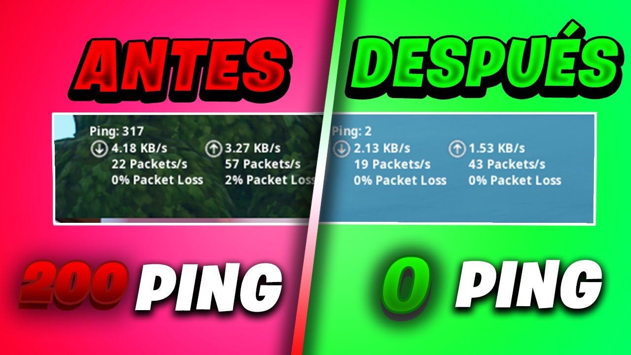 COMO REDUCIR EL PING EN FORTNITE 2021